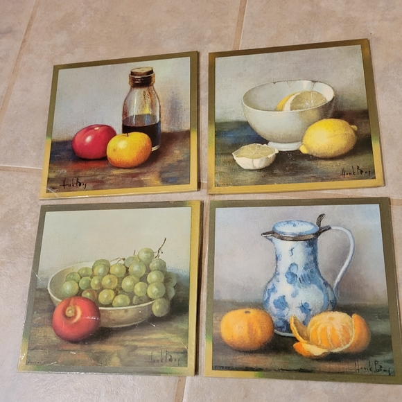 henk bos | Art | 4 Henk Bos Still Life Lithographs 8x8 Vintage | Poshmark